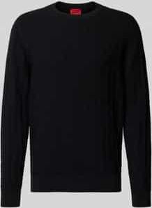 HUGO BOSS Pullover mit strukturierter Strickoptik Modell Simond
