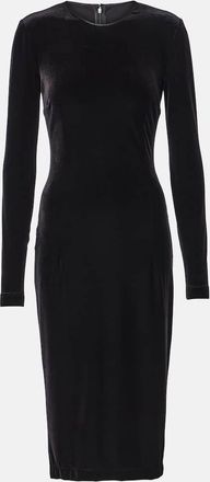 Dolce & Gabbana Midikleid aus Samt