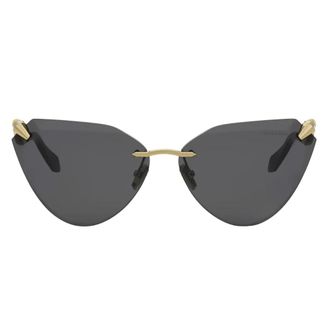 Bulgari Sonnenbrille Serpenti Goldgestell Dunkelgraue Gl&auml;ser - - Accessories - Damen - Gelb - ONE SIZE