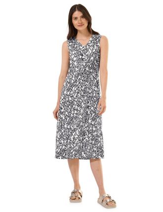 Cecil Damen Gemustertes Midi-Kleid
