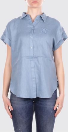 Lauren Ralph Lauren Hemdbluse Damen Farbe Blau