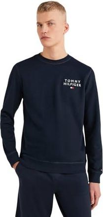 Tommy Hilfiger Homme Sweat sans Capuche, Bleu (Desert Sky), XXL