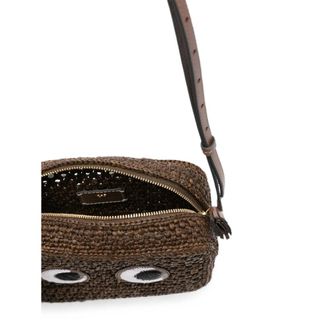 Anya Hindmarch Woven Raffia Crossbody Bag - Brown