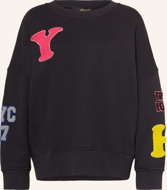 Yippie Hippie Yippie Hippie Sweatshirt schwarz