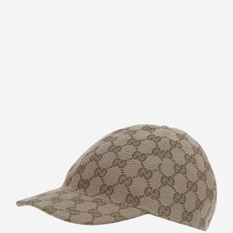Gucci Boys Baseball Hat Gg Fabric Multicolour Polyester