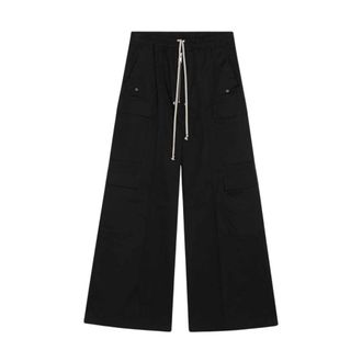 Rick Owens Homme, Pantalons, Noir, Taille: L Cargobelas Woven Pants