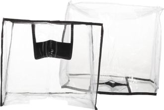 Yardwe 2 Stück Transparente Kofferschutzhüllen aus Dickem PVC Wasser Staubdichte Gepäckabdeckungen für Trolleys Wiederverwendbar Kratzfest und Leicht Idealer