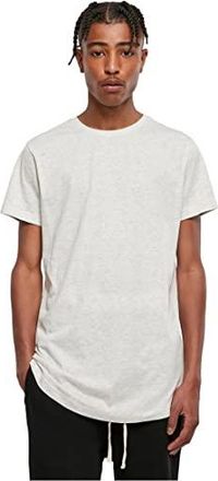 Urban Classics Mens Shaped Long Tee T-Shirt, lightgrey, XL