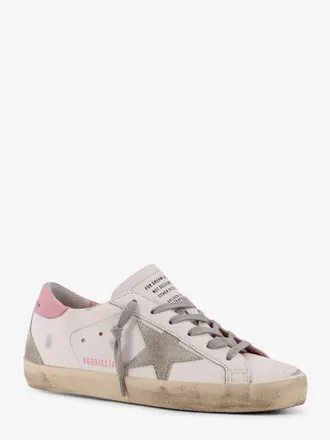 Golden Goose Womens Sneakers Superstar Leather Pink Trainers