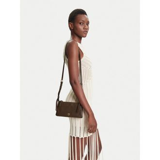 Pinko Handtasche PINKO Double Mini Al 25-26 PLTT 105359 A0QO Braun