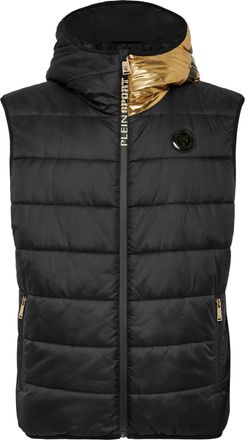 Plein Sport Vest Hoodie Laminated Scratch