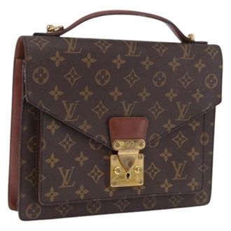 Louis Vuitton Sac &agrave; main Monceau 28 Pre-owned - Femme - Pre-owned - Brun - Taille: ONE Size