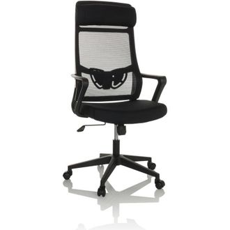 hjh OFFICE B&uuml;rostuhl / Drehstuhl NEKEO Netzstoff / Stoff schwarz hjh OFFICE
