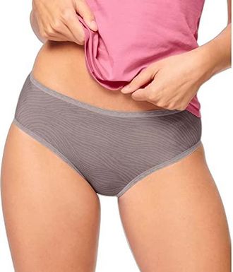 sloggi GO Midi C2P sous-v&ecirc;tement, Grey Combination, S (Lot de 2) Femme