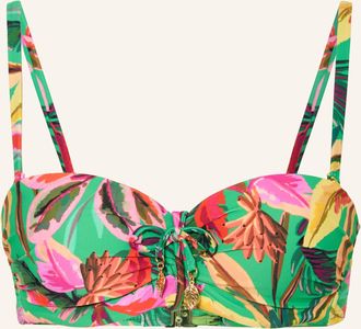 Cyell Cyell B&uuml;gel-Bikini-Top Floral Forest gruen