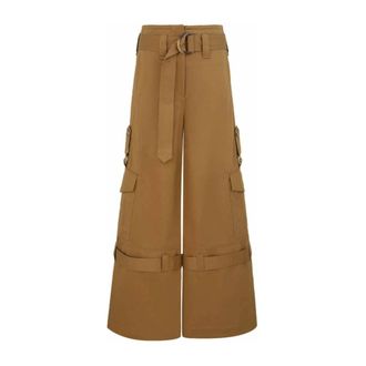 Zimmermann Cargo-Hose mit D-Ring-G&uuml;rtel - - Trousers - Damen - Braun - M