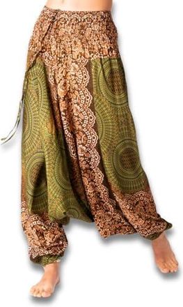 Panasiam Aladin Pants, Mandala 1, Olive Green L