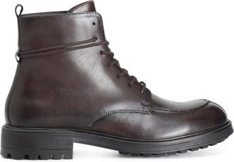 Caf&egrave;noir Bottines En Cuir &Agrave; Lacets Pour Hommes, Pour Homme, Couleur Marron, Taille 42