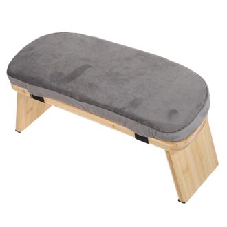 Milisten KOMBIUDA Klappbarer Meditationshocker aus Holz mit Ergonomischem Sitzkissen Leichter Faltbarer Kniesitz f&uuml;r Yoga Gebet und Meditation Kompakte Sitzban