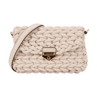Michael Kors Jet Set Woven Leather Umh&auml;ngetasche - - Bags - Damen - Beige - ONE SIZE