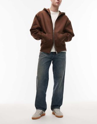 Carhartt Work in Progress Aaron - Jean ajust&eacute; coupe classique - Bleu d&eacute;lav&eacute; effet us&eacute;