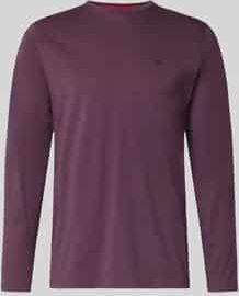 Fynch-Hatton Longsleeve mit Rundhalsausschnitt und Logo