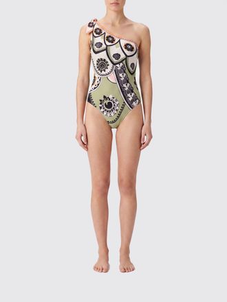 La DoubleJ Maillot de bain une pi&egrave;ce asym&eacute;trique &agrave; imprim&eacute; floral Liberty