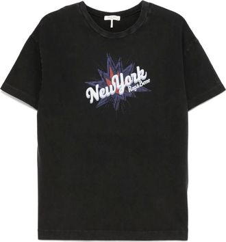 Rag & Bone NY Boyfriend T-Shirt - Schwarz