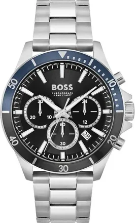 HUGO BOSS Homme, Accessoires, Gris, Taille: ONE Size Montre habill&eacute;e en acier inoxydable