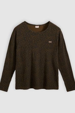 Levi's Hayes Langarm-T-Shirt (Plus-Gr&ouml;&szlig;e) - Damen - Braun / Braun