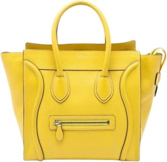 Celine Sac cabas vintage Pre-owned - Femme - Pre-owned - Jaune - Taille: ONE Size