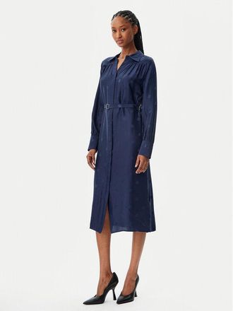 HUGO BOSS Hemdkleid Dieshina1 50532758 Dunkelblau Relaxed Fit