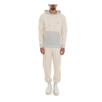 Gran Sasso Bicolor Kapuzen-Sportanzug - - Sport - Herren - Beige - M