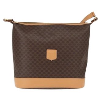Celine Sac Seau en Toile Pre-owned - Femme - Pre-owned - Brun - Taille: ONE Size