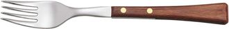 Arcos Tafelgabel Edelstahl 18/10 - Holzgriff, 100 mm - Perfekt f&uuml;r Esszimmer - Serie Manchega
