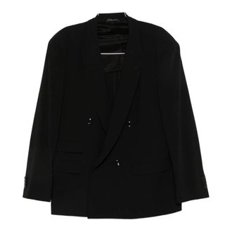 Giorgio Armani Ma&szlig;geschneiderter Blazer - - Jackets - Herren - Schwarzk - L