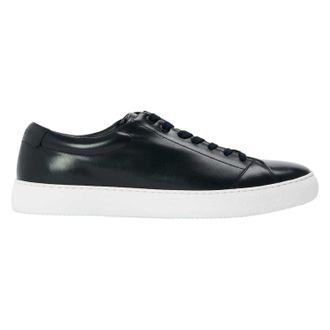 HUGO BOSS Enlight Sneaker f&uuml;r Herren, Leder, niedrig geschnitten (Dunkelblau)