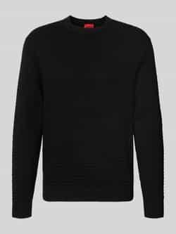 HUGO BOSS Regular Fit Pullover aus reiner Baumwolle Modell Sylas