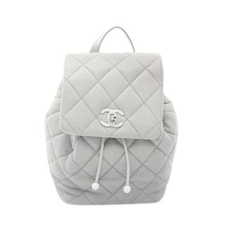 Chanel Sac &agrave; dos Pre-owned Matelasse As4618 - Femme - Pre-owned - Gris - Taille: ONE Size