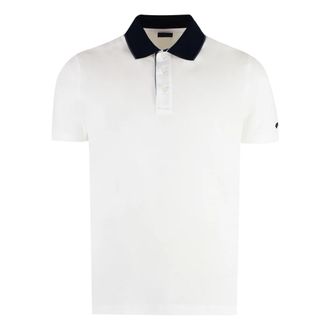 Paul & Shark Kurz&auml;rmeliges Baumwoll-Poloshirt - - Tops - Herren - Wei&szlig; - 2XL