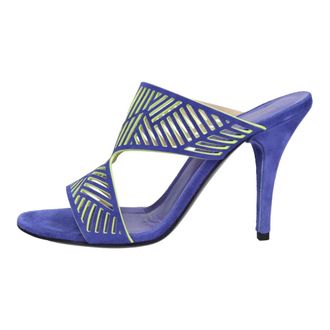 Fabi Femme, Chaussures, Bleu, Taille: 38 1/2 EU Asiago Suede Mules
