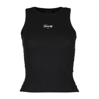 Tommy Jeans Damen, Oberteile, Schwarzk, 2XSGr&ouml;&szlig;e