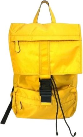 Fendi unisex, Pre-owned, Jaune, Taille: ONE Size Sac &agrave; dos Vintage Pre-owned