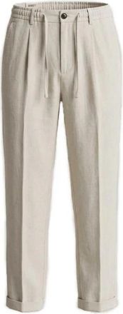 40weft 40Weft, Homme, Pantalons, Beige, Taille: S Pantalon Chino avec Taille &Eacute;lastique
