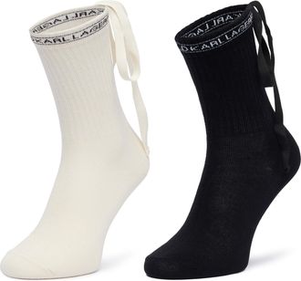 Karl Lagerfeld Lange Socken KARL LAGERFELD B3W47037 Schwarz