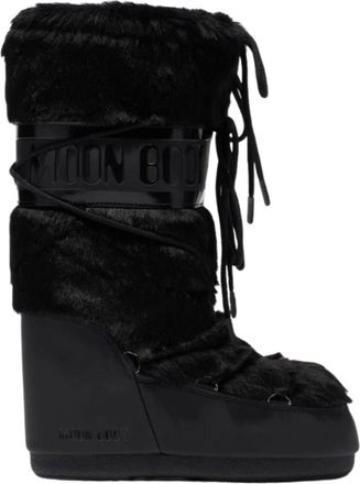 Moon Boot Icon Kunstpelz Stiefel - - Shoes - Damen - Schwarzk - 42 EU