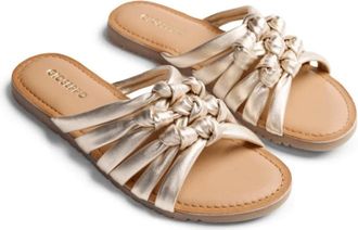 Gioseppo Femme, Chaussures, Beige, Taille: 38 EU Calbayog Mule basse en cuir &agrave; brides multiples