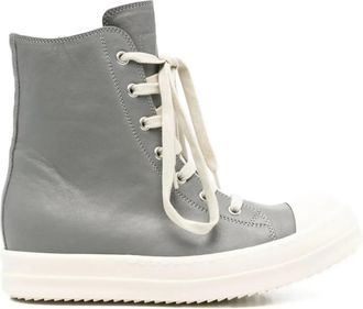 Rick Owens Low-Top Sneaker - Sneakers Washed Indigo/milk/milk - Gr. 36,5 (EU) - in Grau - f&uuml;r Damen