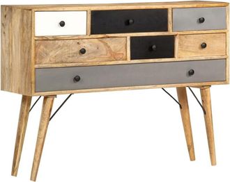 vidaXL Vidaxl - Buffet 110x30x82 cm Bois de manguier massif