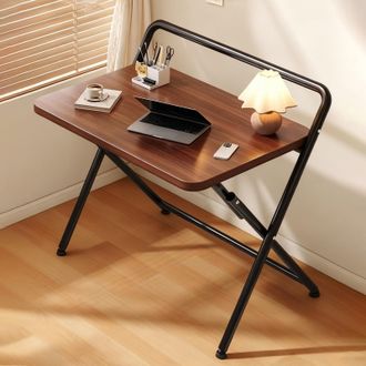 Generic Klappbarer Beistelltisch, Snacktisch Mit Verstellbaren F&uuml;&szlig;En, X-F&ouml;Rmigen Klappbeinen, Leicht Zu Reinigen, for Wohnzimmer, Arbeitszimmer, Schlafzimmer,